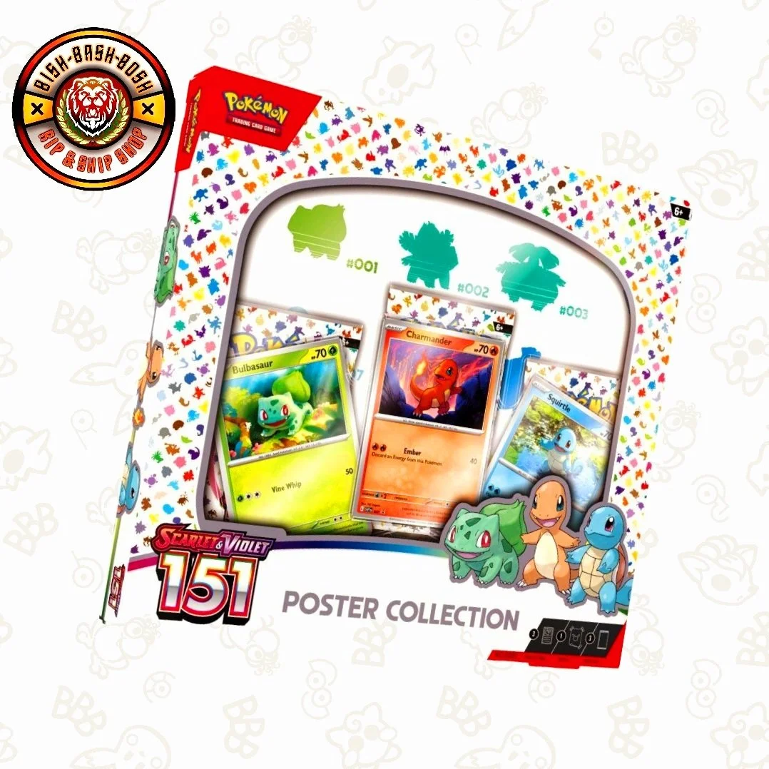 Pokemon Scarlet & Violet 151: Poster Collection — BiShBaShBoSh TCG