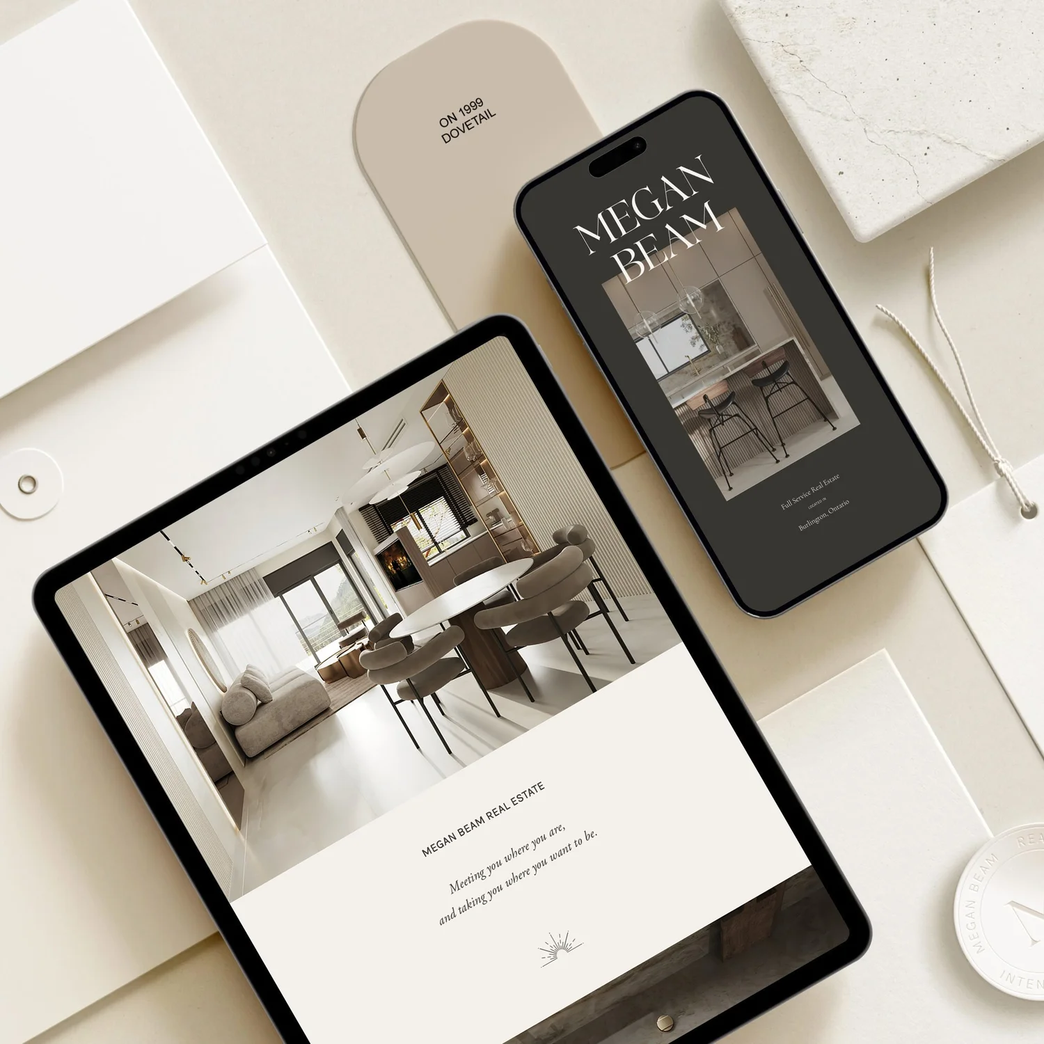 Megan Beam Real Estate — Oak + Ember | Branding & Web Design Studio