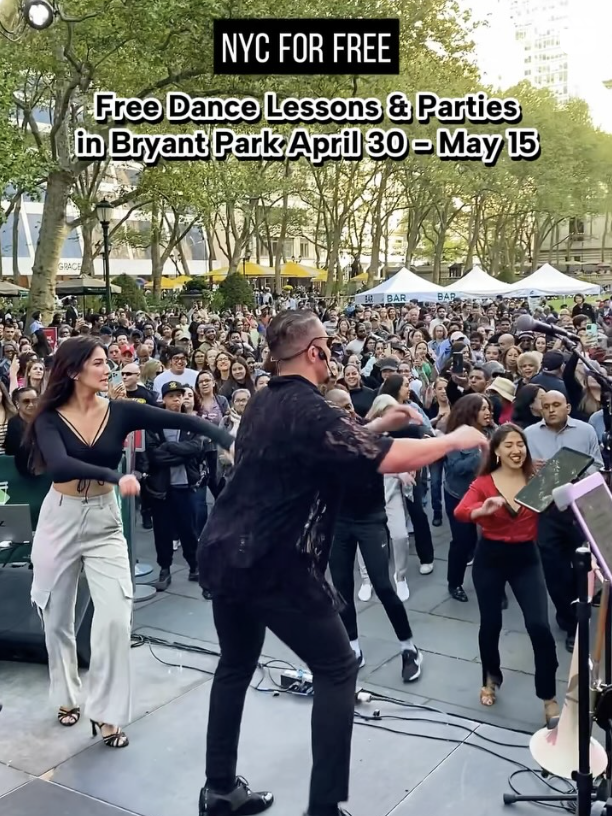Bryant Park Dance Party — NYC for FREE