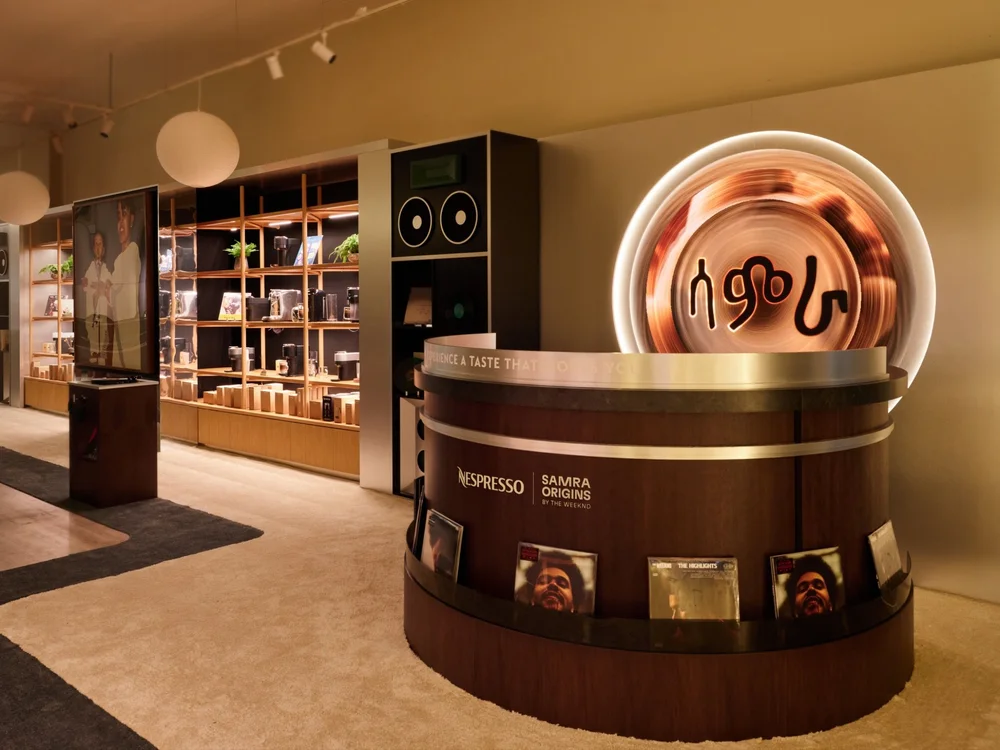 The Weeknd & Nespresso Samra Origins Vinyl Cafe — NYC for FREE