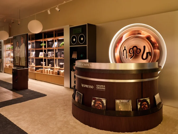 The Weeknd & Nespresso Samra Origins Vinyl Cafe — NYC for FREE