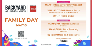 Spring Family Day at Backyard at Hudson Yards — NYC for FREE