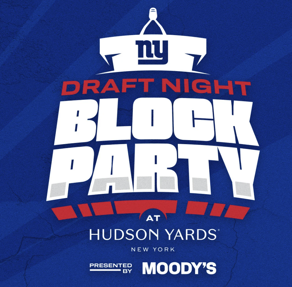 Giants Draft Night Block Party — NYC for FREE