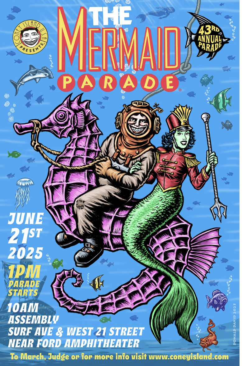 43rd Annual Coney Island Mermaid Parade — NYC for FREE
