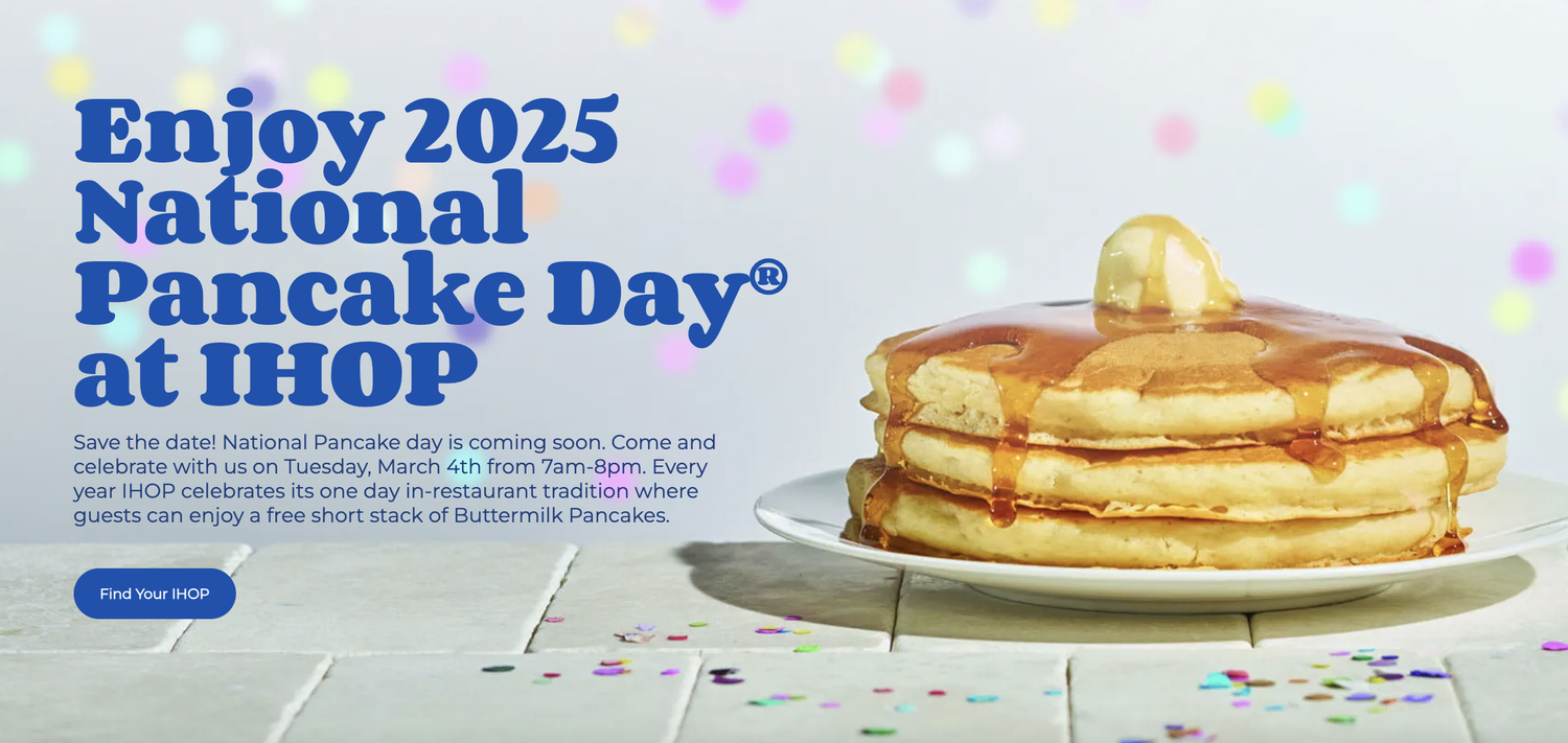 IHOP National Pancake Day — NYC for FREE