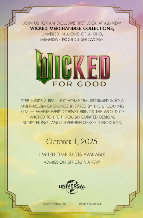 Wicked: For Good NYC Immersive Showcase — NYC for FREE