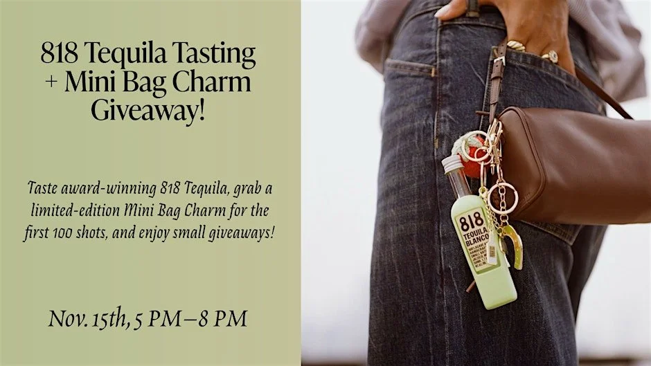 818 Tequila Tasting + Mini Bag Charm Giveaway — NYC for FREE