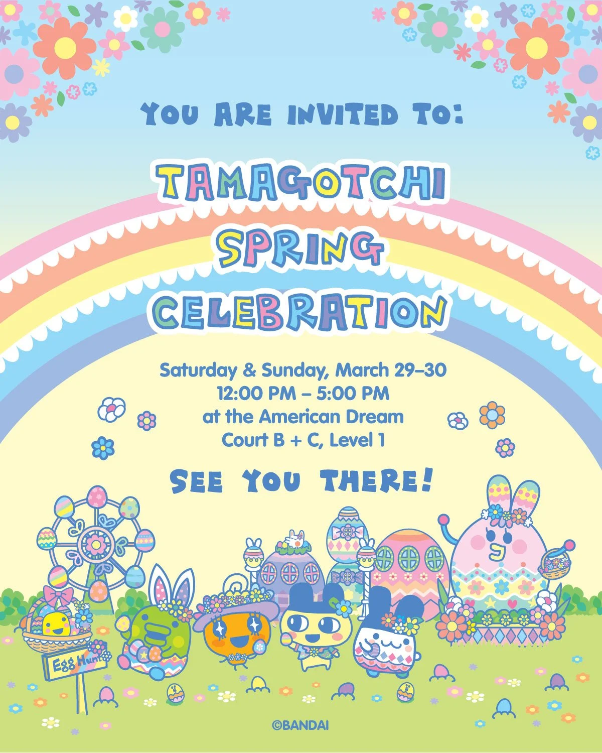 Tamagotchi Spring Celebration at American Dream — NYC for FREE