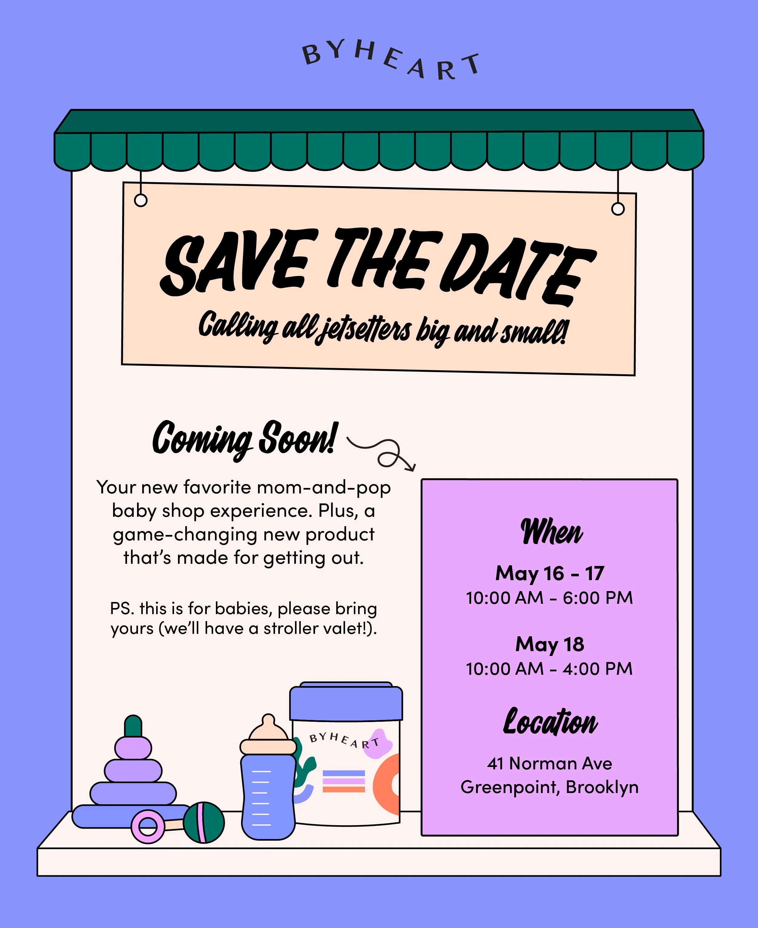 The Mini Mart Pop Up with ByHeart — NYC for FREE