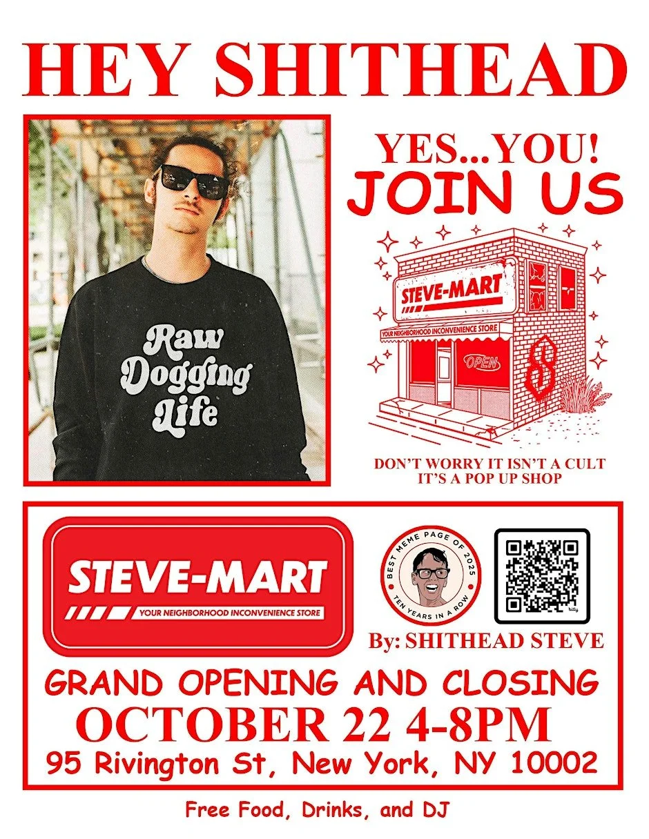 Steve-Mart Pop-Up — NYC for FREE