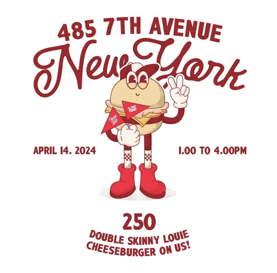 Skinny Louie x 7th Street Burger — NYC for FREE