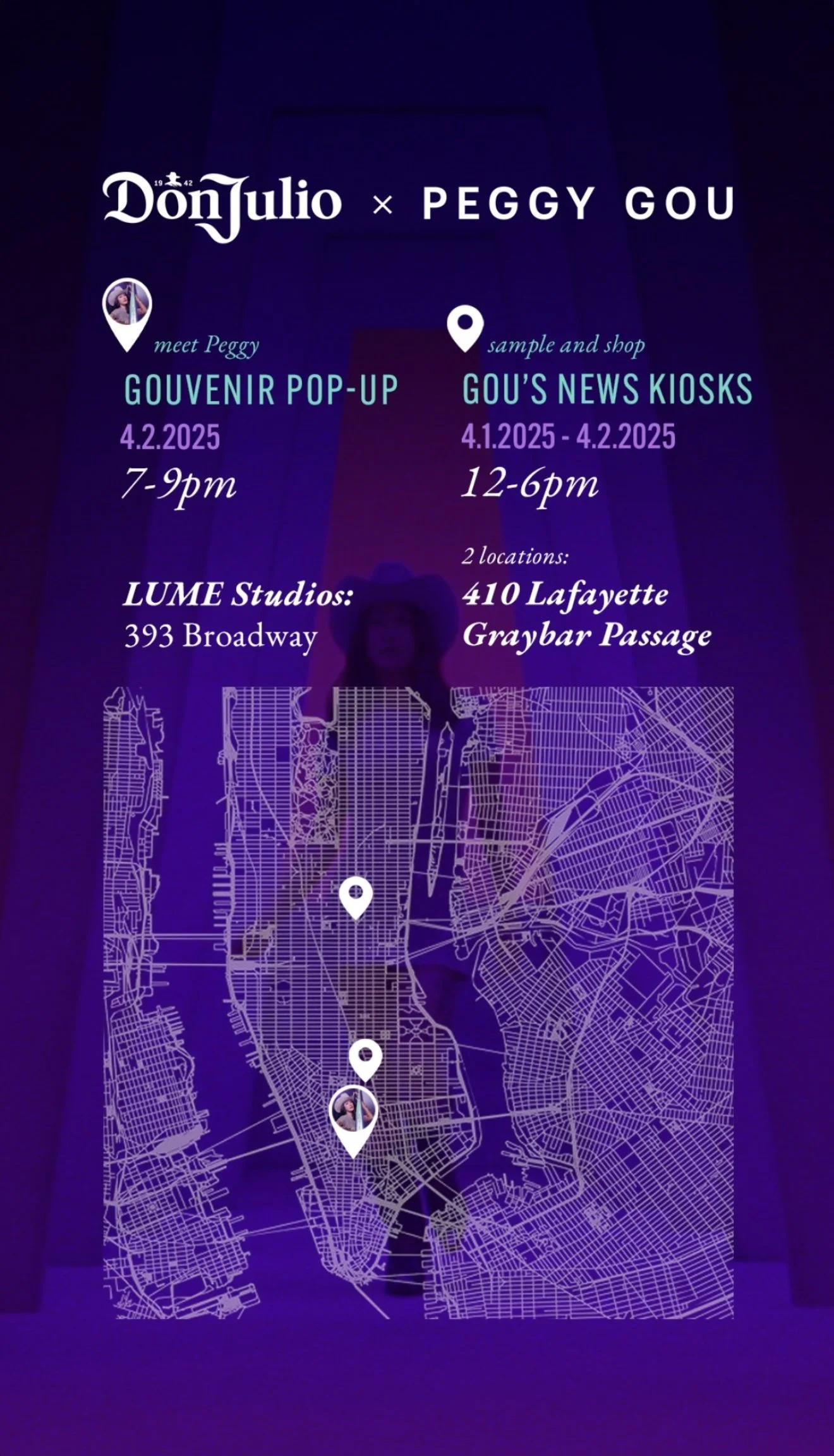 Don Julio x Peggy Gou Pop-Ups — NYC for FREE