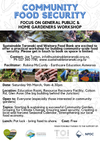Community Food Security: Focus on General Public & Home Gardeners ...