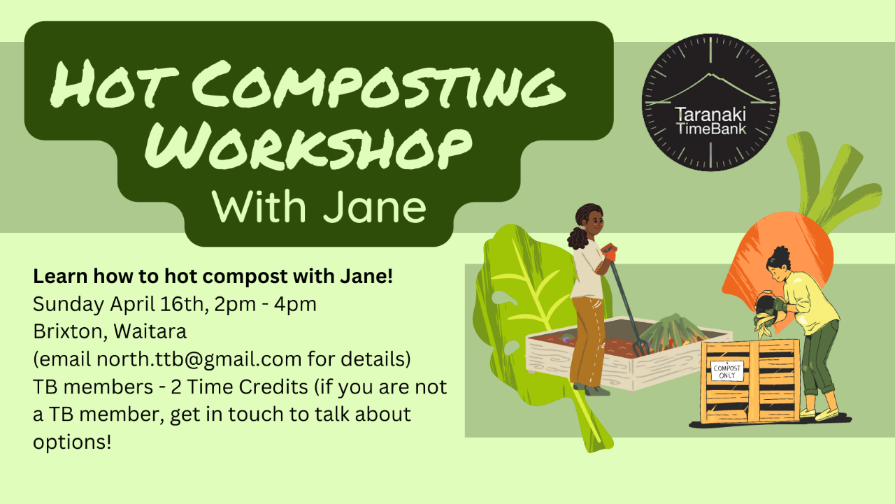 Hot composting workshop - Waitara — Sustainable Taranaki