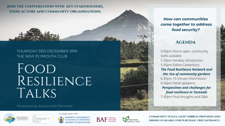 Food Resilience - Let's Talk about it — Sustainable Taranaki