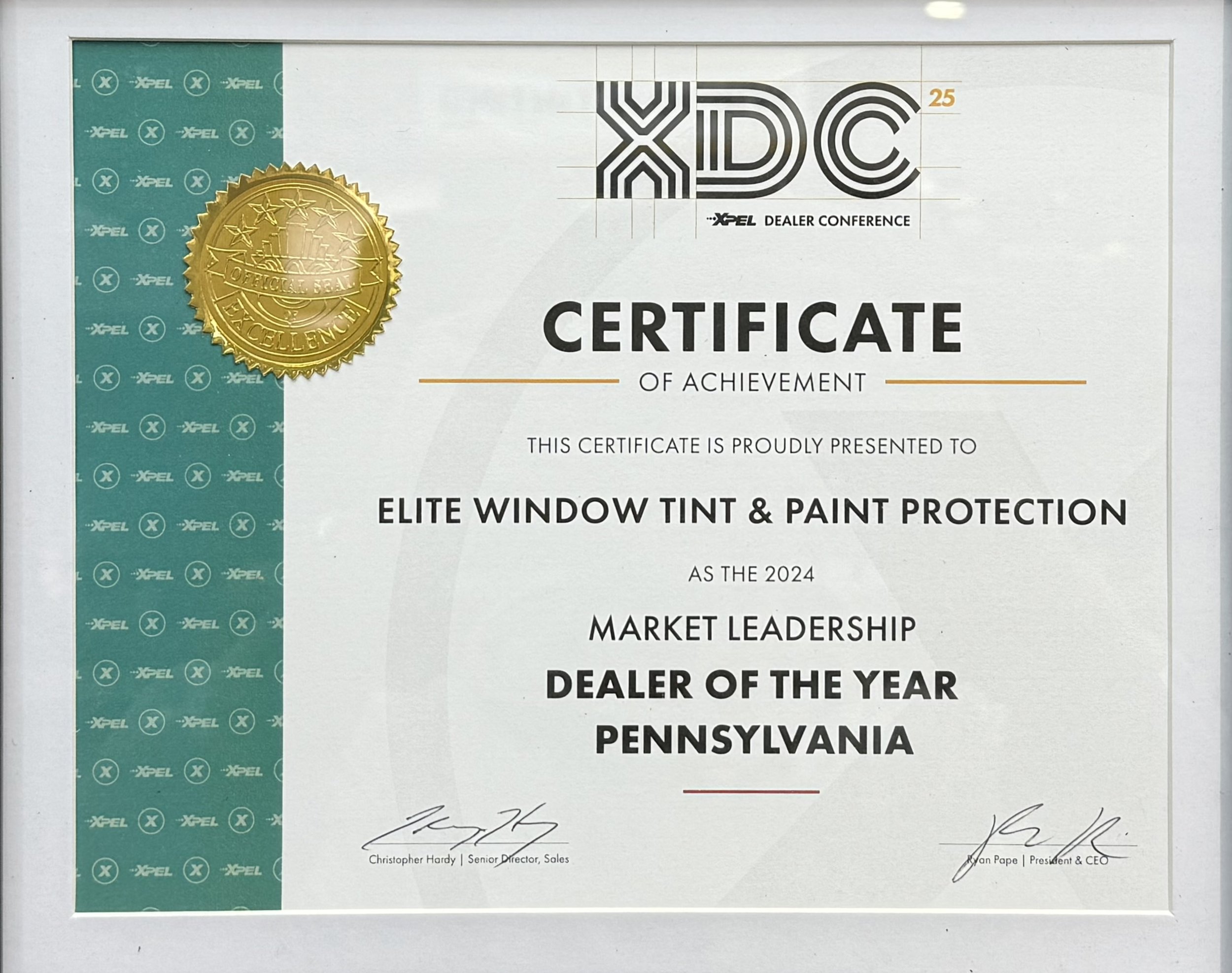 Elite Window Tinting & Paint Protection Central PA