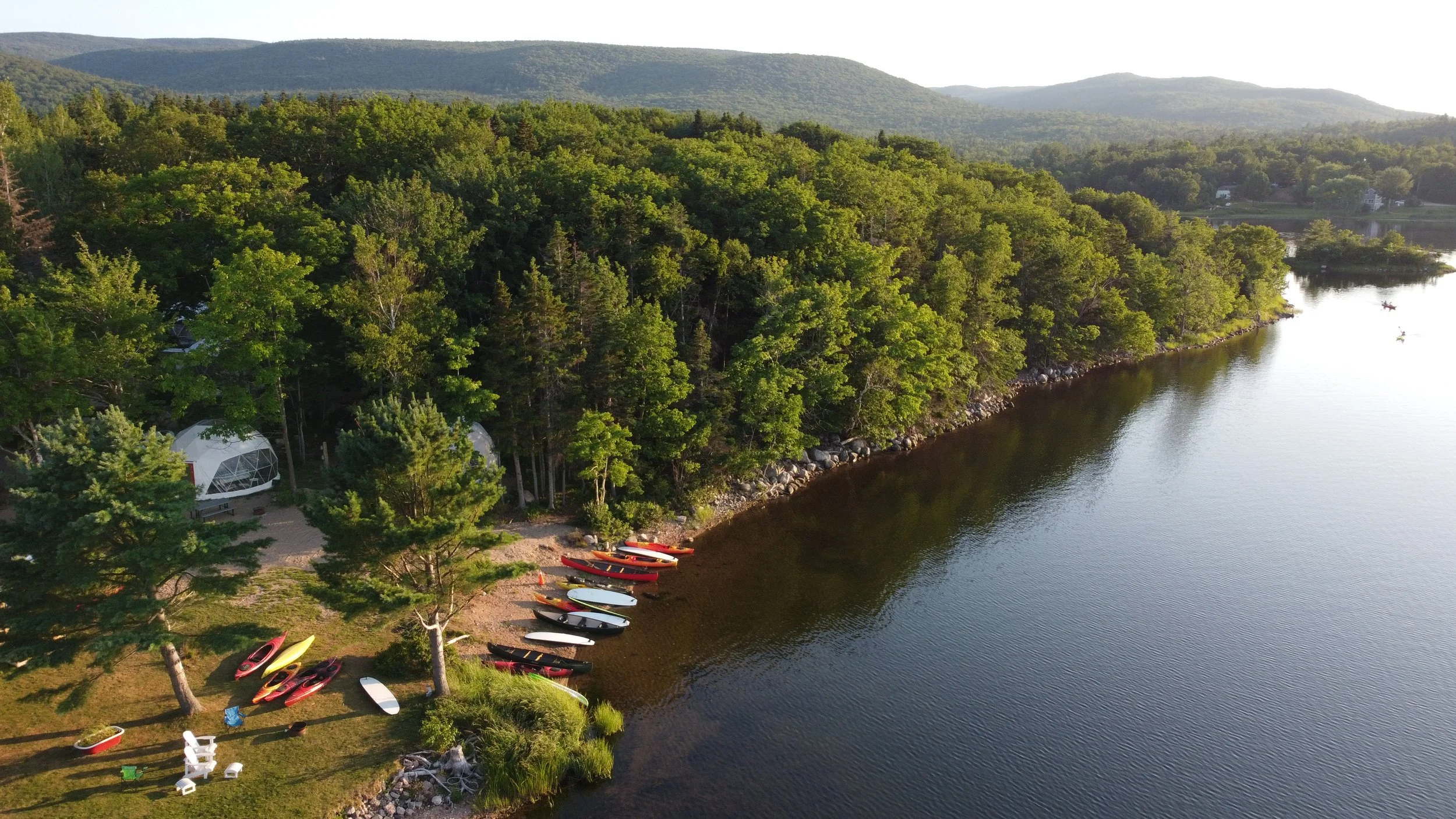 Blue Bayou Resort :: Cape Breton Nova Scotia Luxury Dome Campground