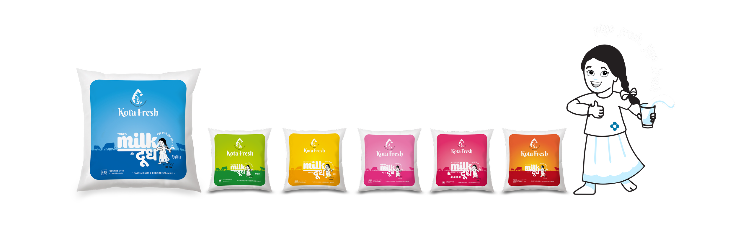 Best Milk Varieties from Kota Fresh Dairy – Pure and Fresh - Kota Fresh