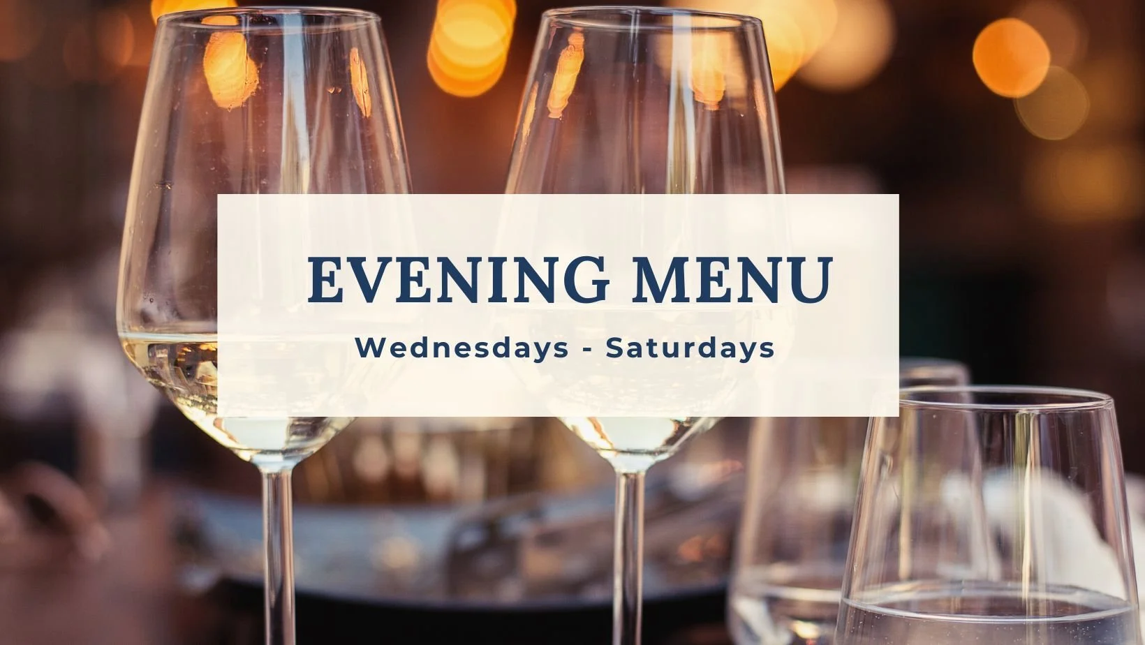 Menus — The Daffodil Inn