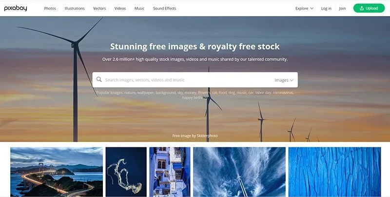 10 free places for images to use on your website