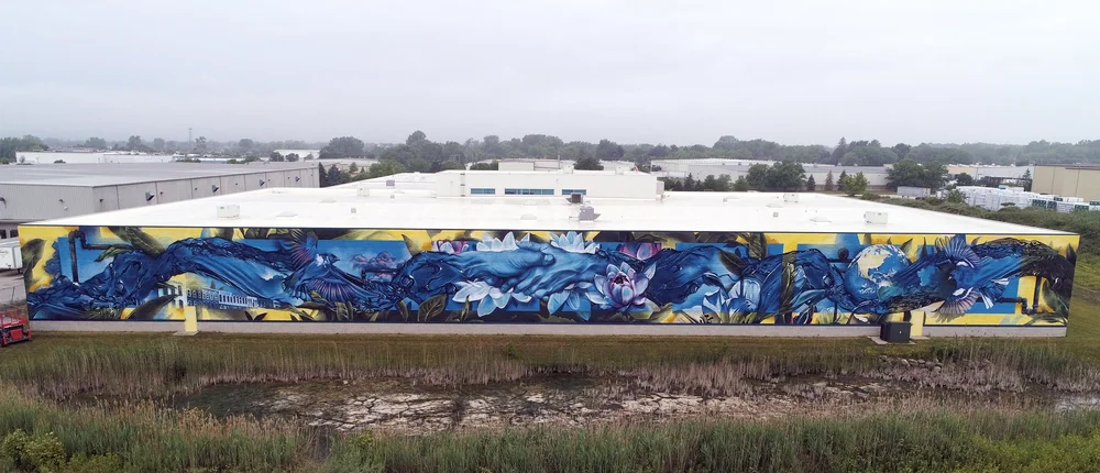 Monroe, Michigan, USA - FEDCO / PLNTNG Seeds — Drift Mural Co.