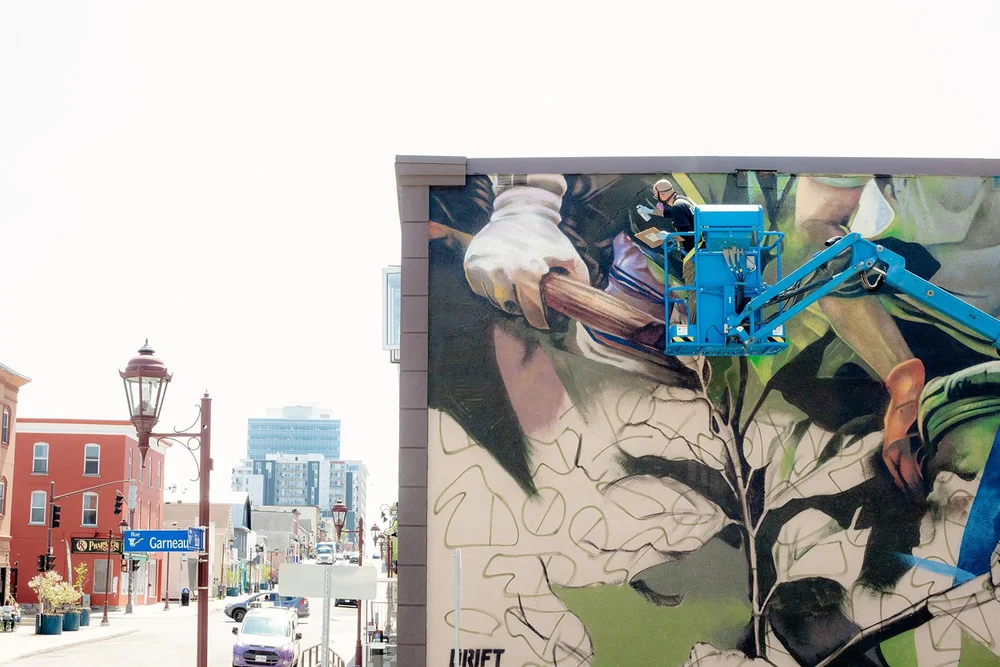 Hull, Gatineau, Québec - CREDDO / City of Gatineau — Drift Mural Co.