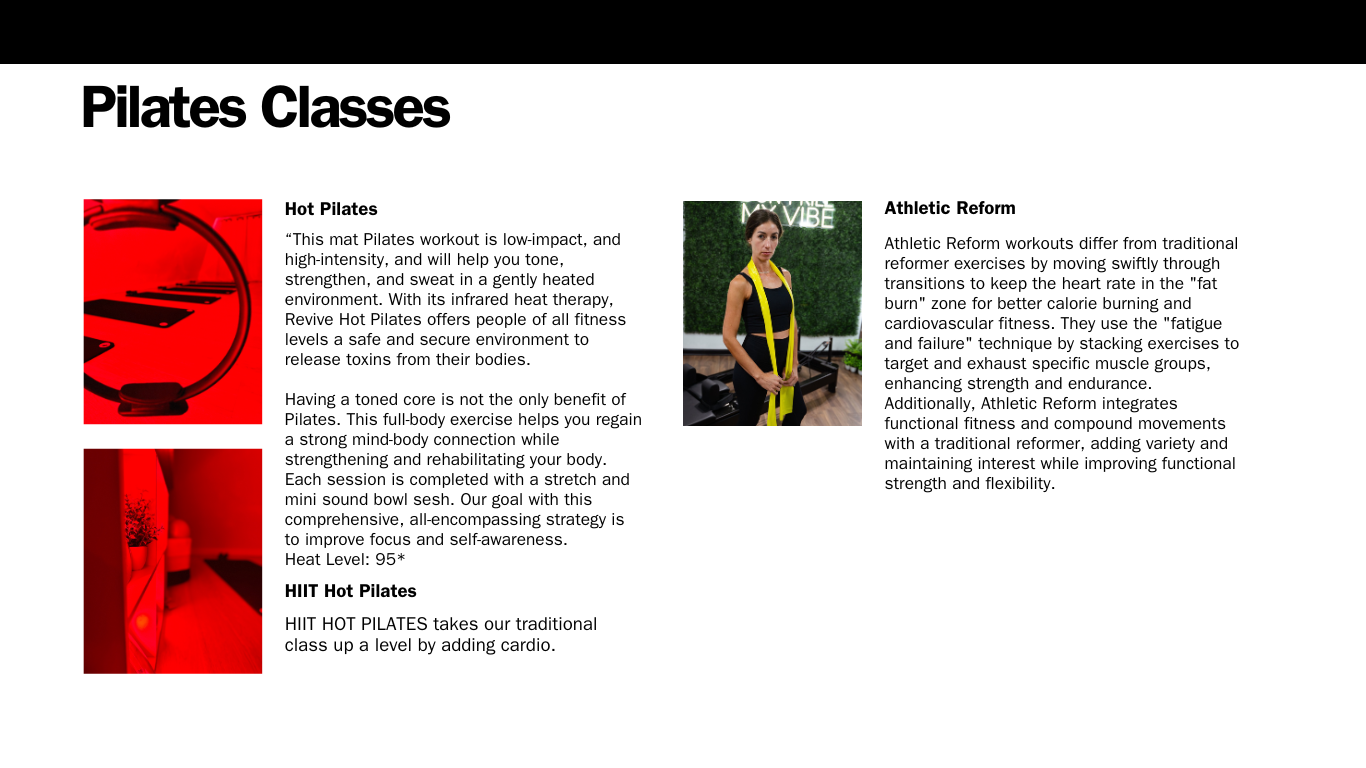 REVIVE PILATES & PLATES