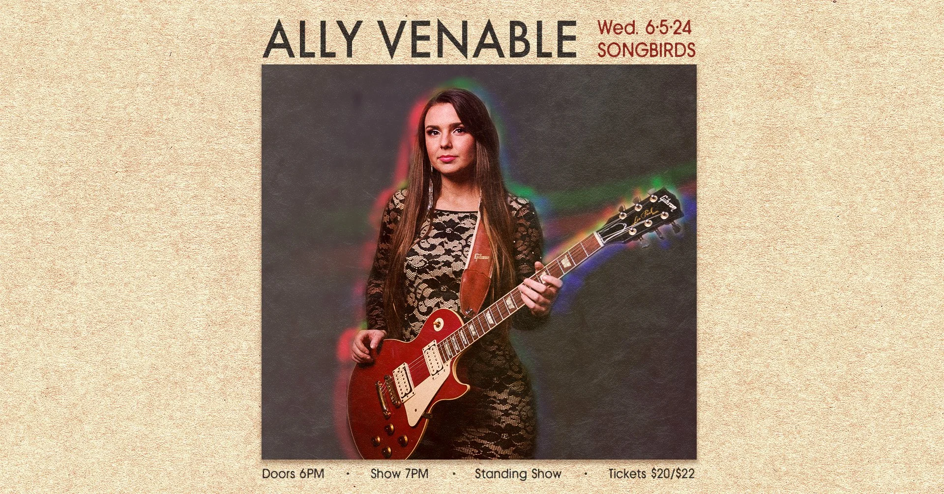 Ally Venable at Songbirds in Chattanooga, TN — Songbirds Venue