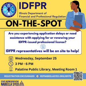 On the spot with iDFPR — State Representative Nabeela Syed | District 51
