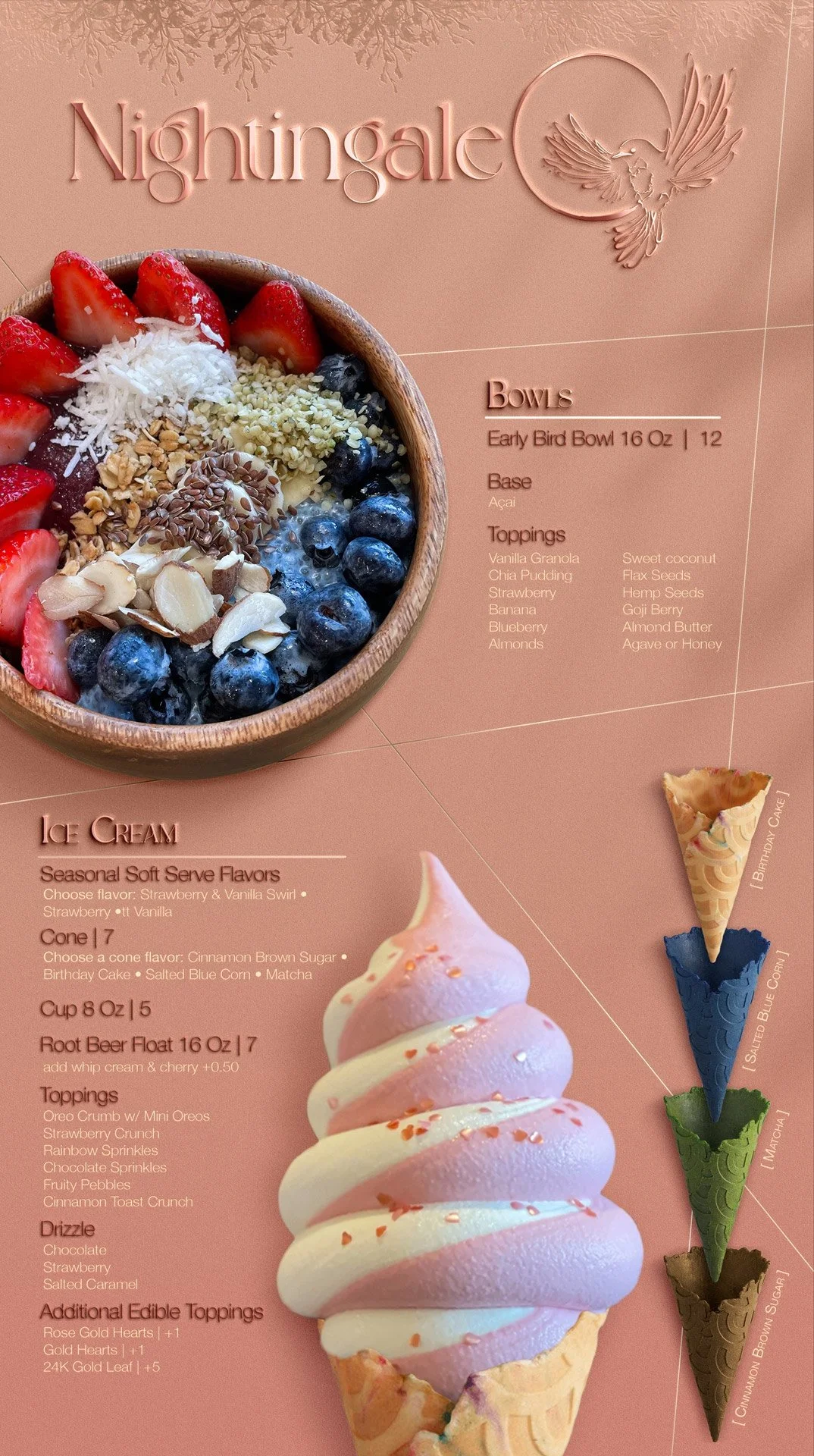 Menu 1 — NIGHTINGALE