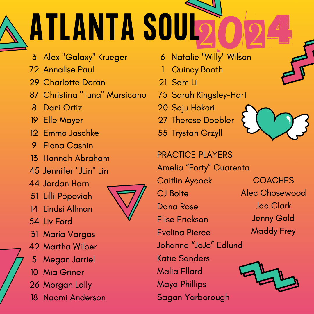 2024 Roster — Atlanta Soul Pro Ultimate