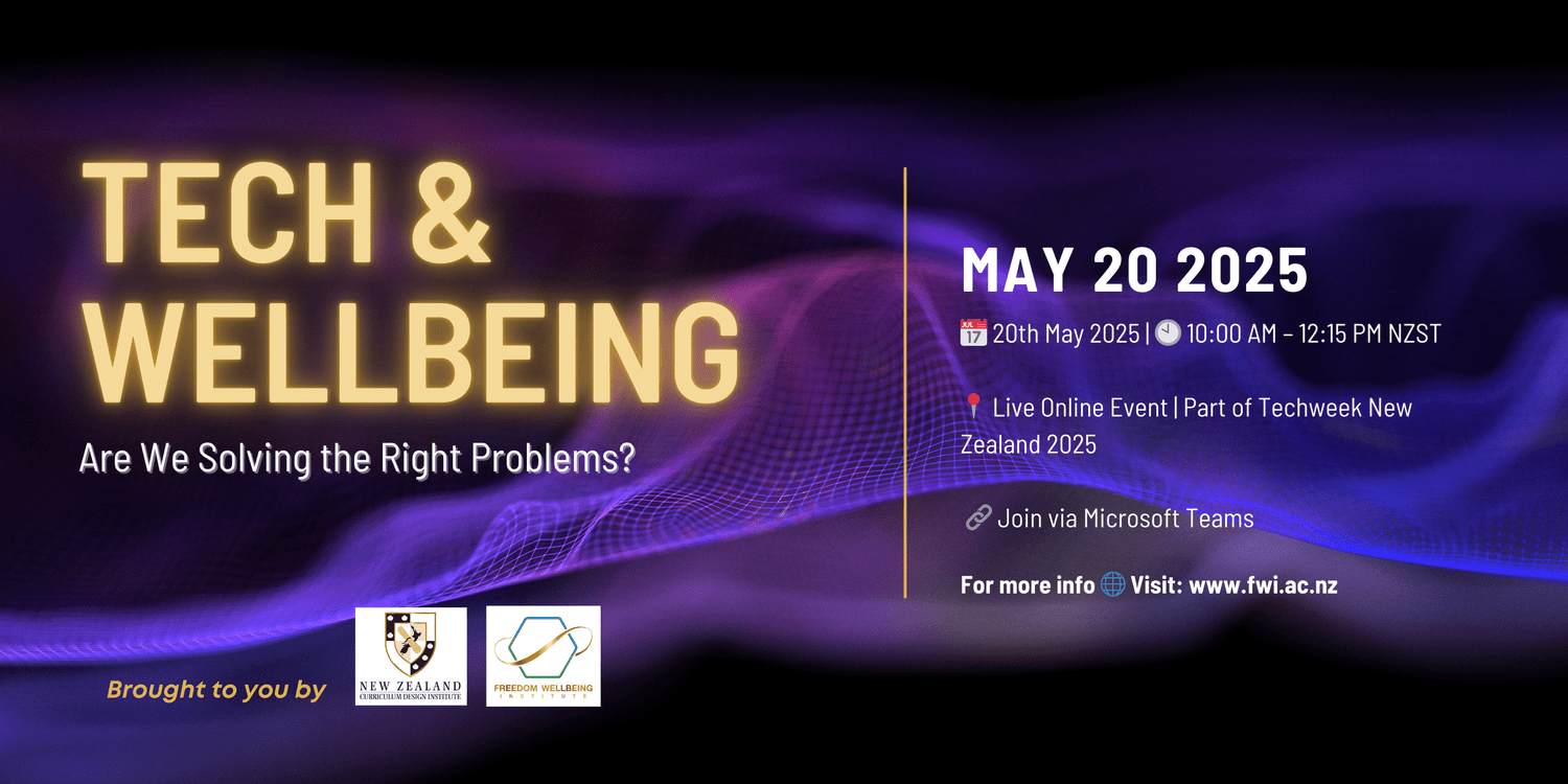 Tech & Wellbeing Workshop | Solve Real Issues | TechWeek 2025 — FREEDOM WELLBEING INSTITUTE
