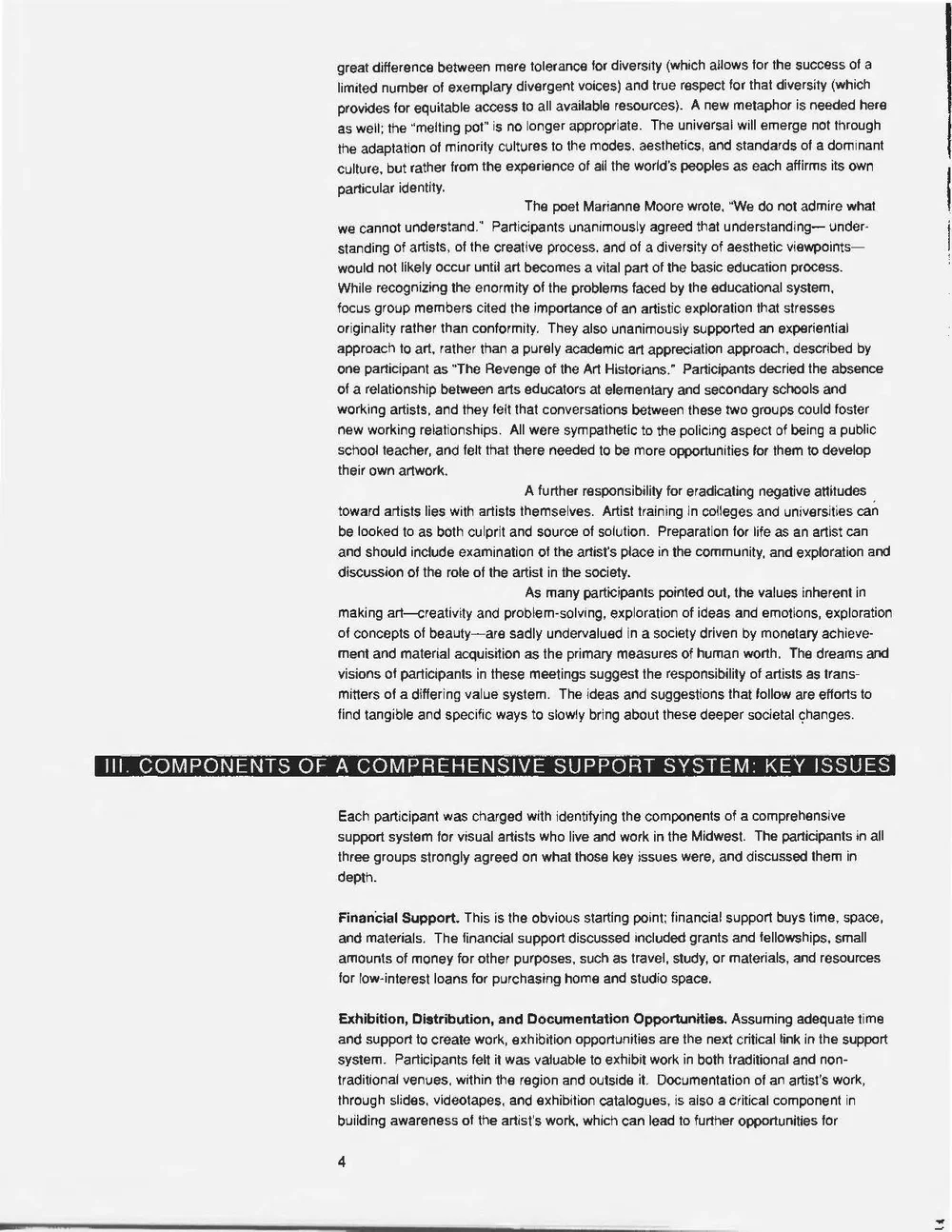 Towards A Comprehensive Support System For Midwestern Visual Artists — Ruby Lerner