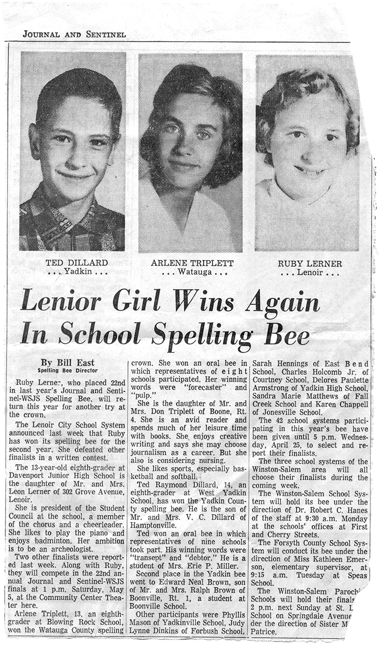 Timeline — Ruby Lerner