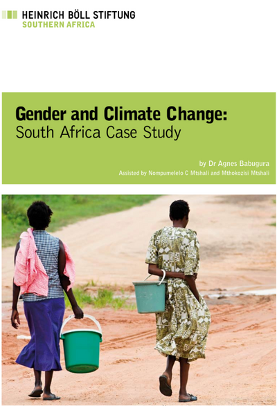 Heinrich Boll Stiftung: Gender and Climate Change-South Africa Case ...