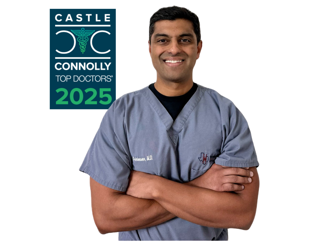 Dr. Srinivasan Recognized as a 2025 Castle Connolly Top Doctor — Hand ...