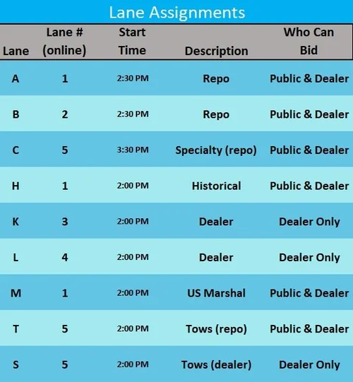 Public Information — Skipco Auto Auction