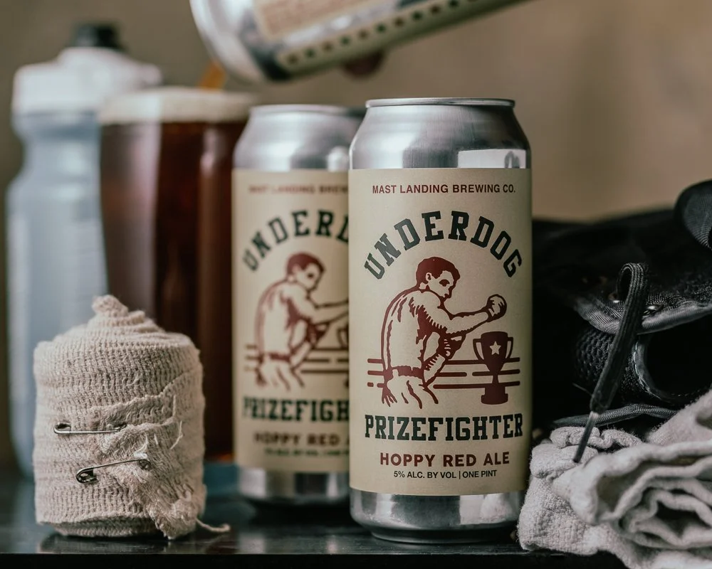 Underdog Prizefighter Hoppy Red Ale — Mast Landing Brewing Company