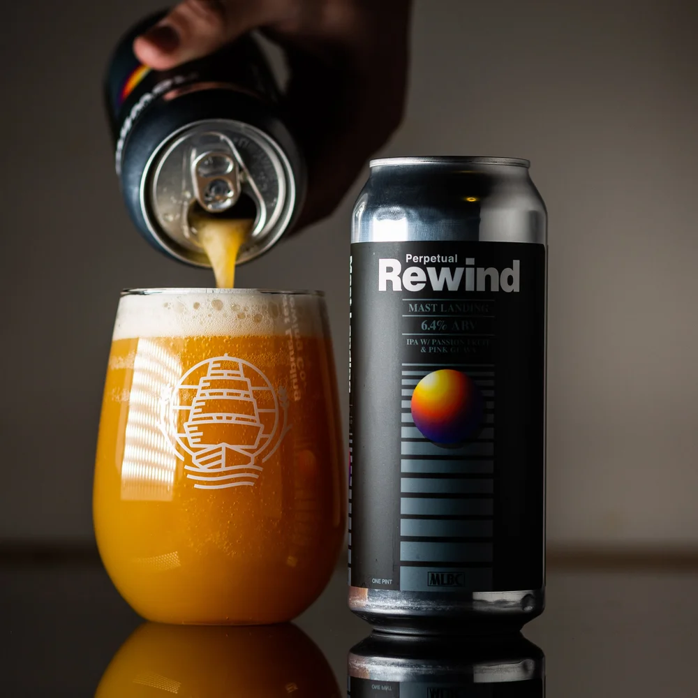Perpetual Rewind IPA Brewed with Passion Fruit & Pink Guava — Mast ...