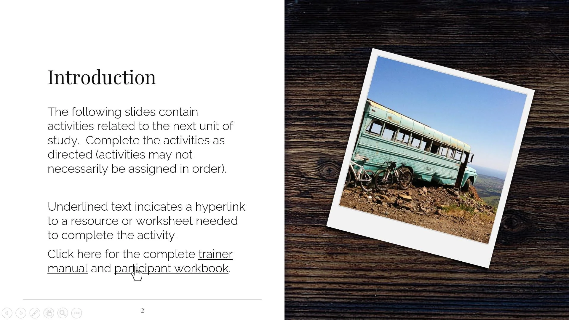 Training Materials Project Page — Verbosity Creative Solutions, LLC