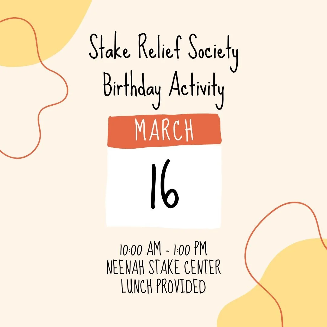 Relief Society — Appleton Wisconsin Stake