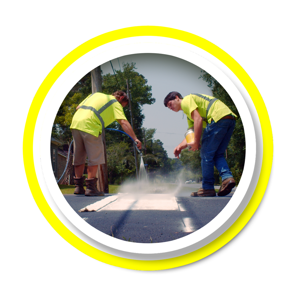Straight Line Inc SC Pavement Markings