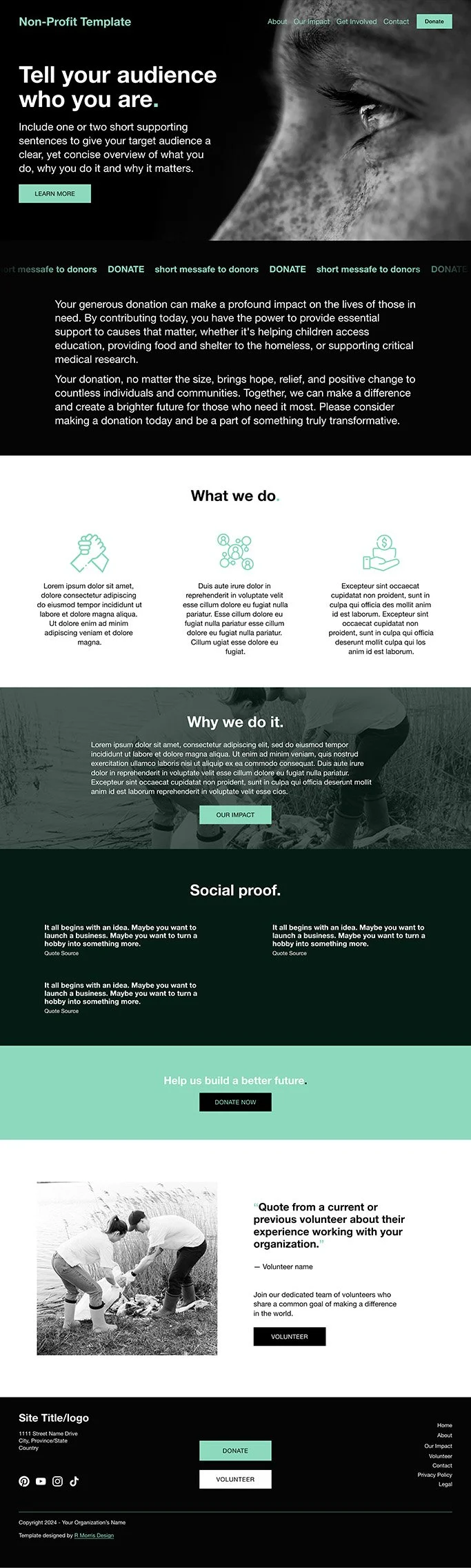 The Template Studio — R Morris Design