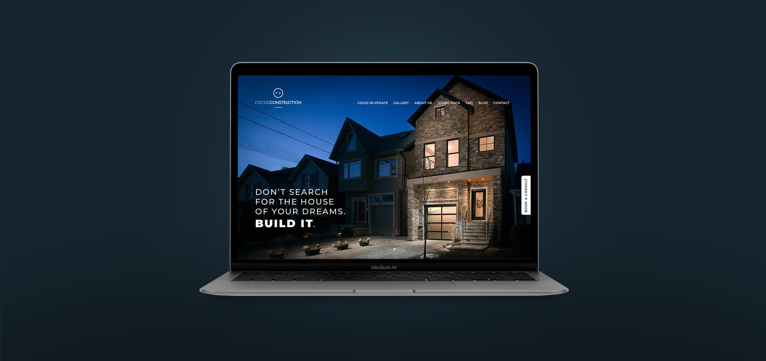 Focus Construction Website Design — R Morris Design
