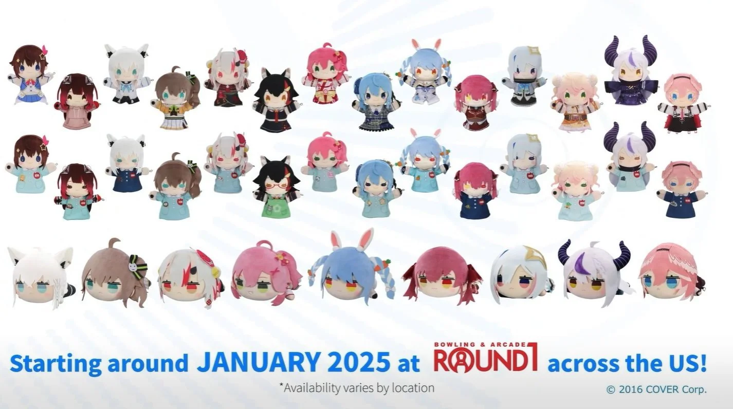 hololive production x Round1 Collab in the USA and Japan — hololive TODAY