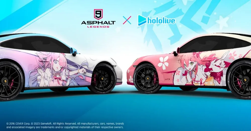 hololive x Asphalt collaboration revealed, featuring Himemori Luna and ...