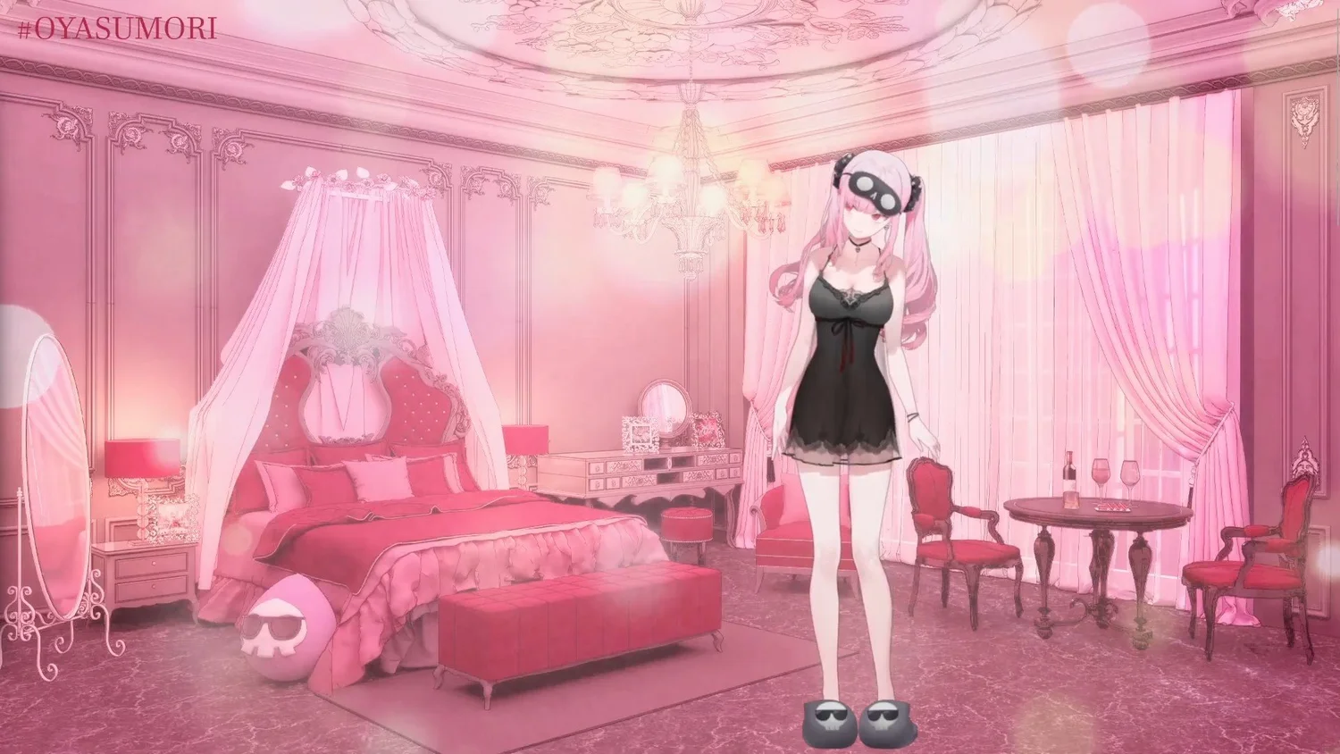 Mori Calliope reveals her new outfit and Death-sensei Room Slipper merch — hololive TODAY