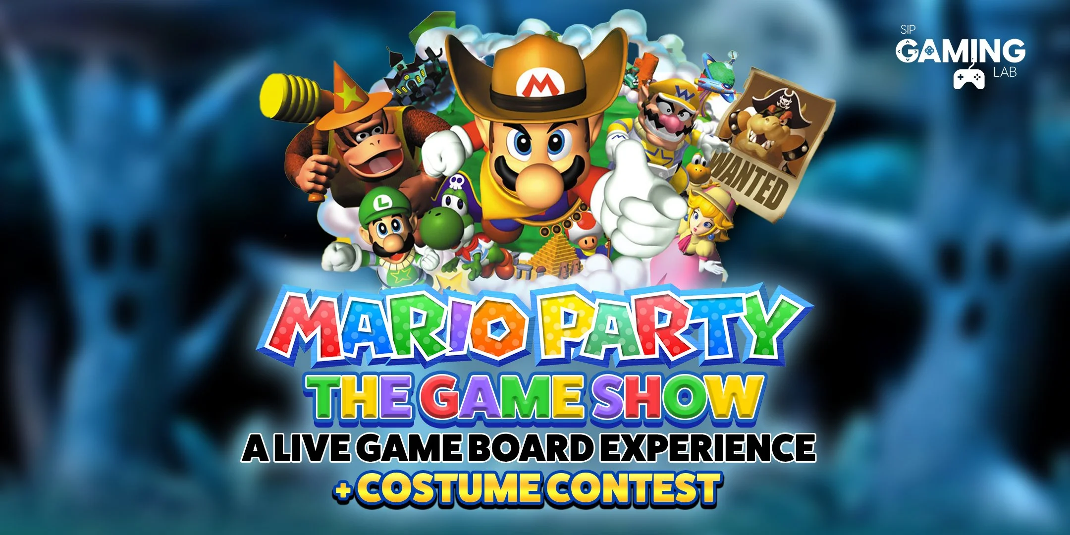 Mario Party: The Gameshow + Costume Contest — Sip Studios JC