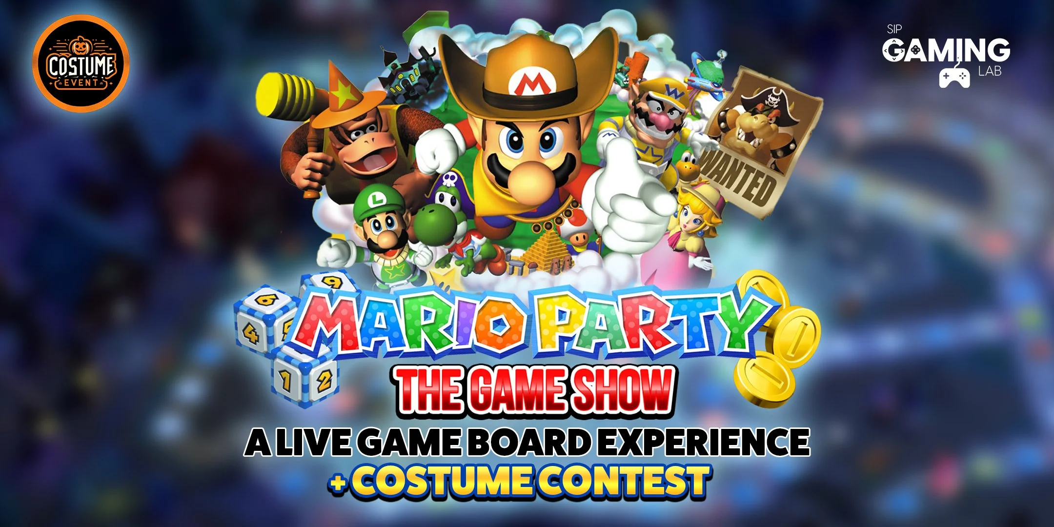 Mario Party: The Gameshow + Halloween Costume Contest! — Sip Studios JC