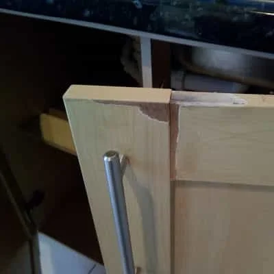 Kitchen unit door repairs — Repair & Restore
